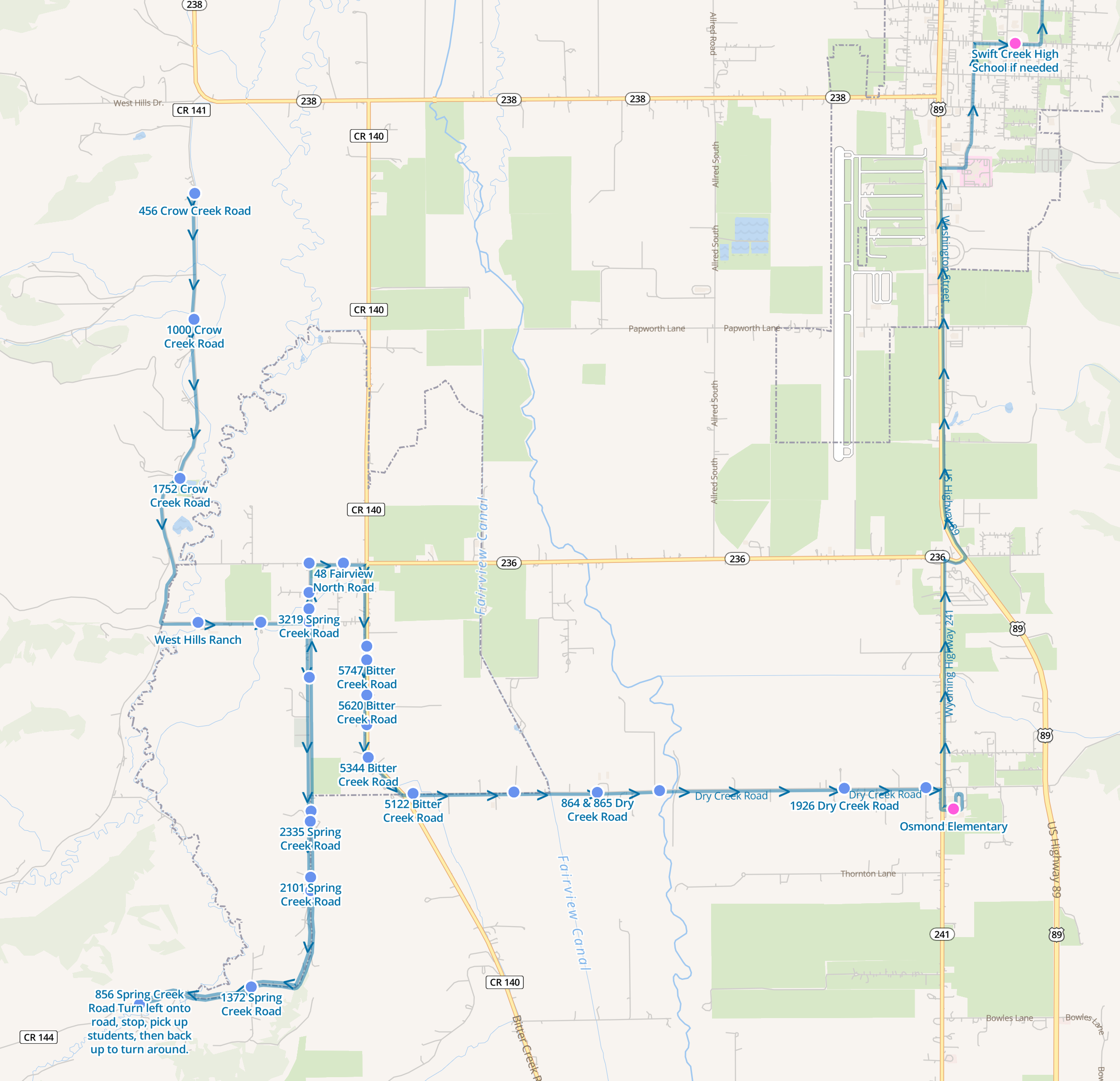 Route 28 Rooster – Transportation Department