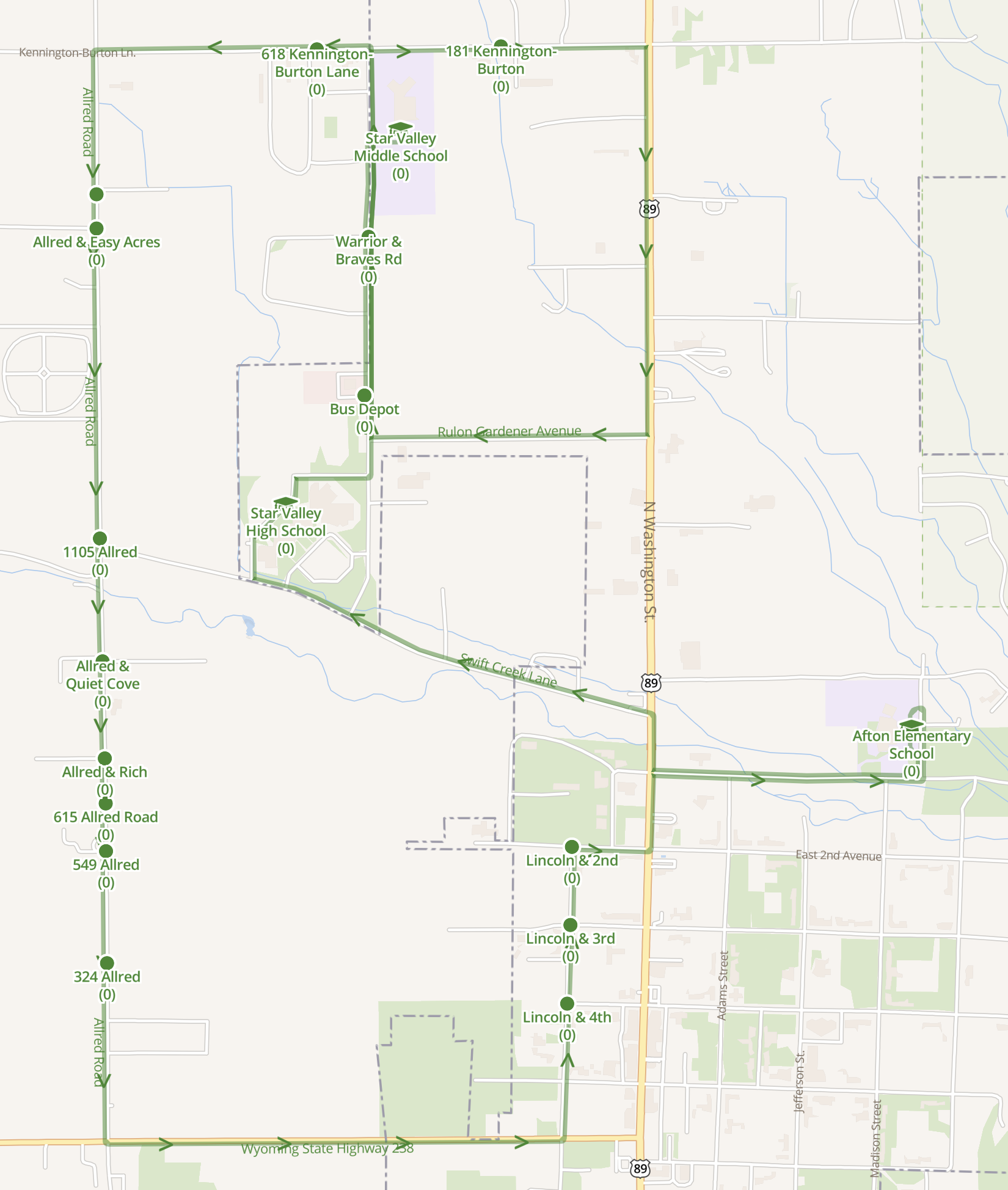 Route 25 Giraffe – Transportation Department